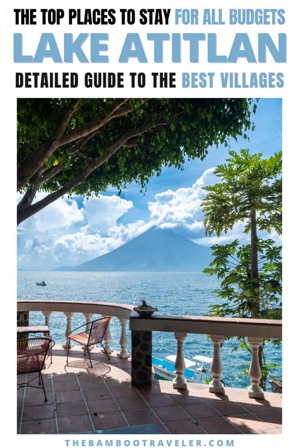 These are the BEST Places to Stay at Lake Atitlan (2023) - The Bamboo ...
