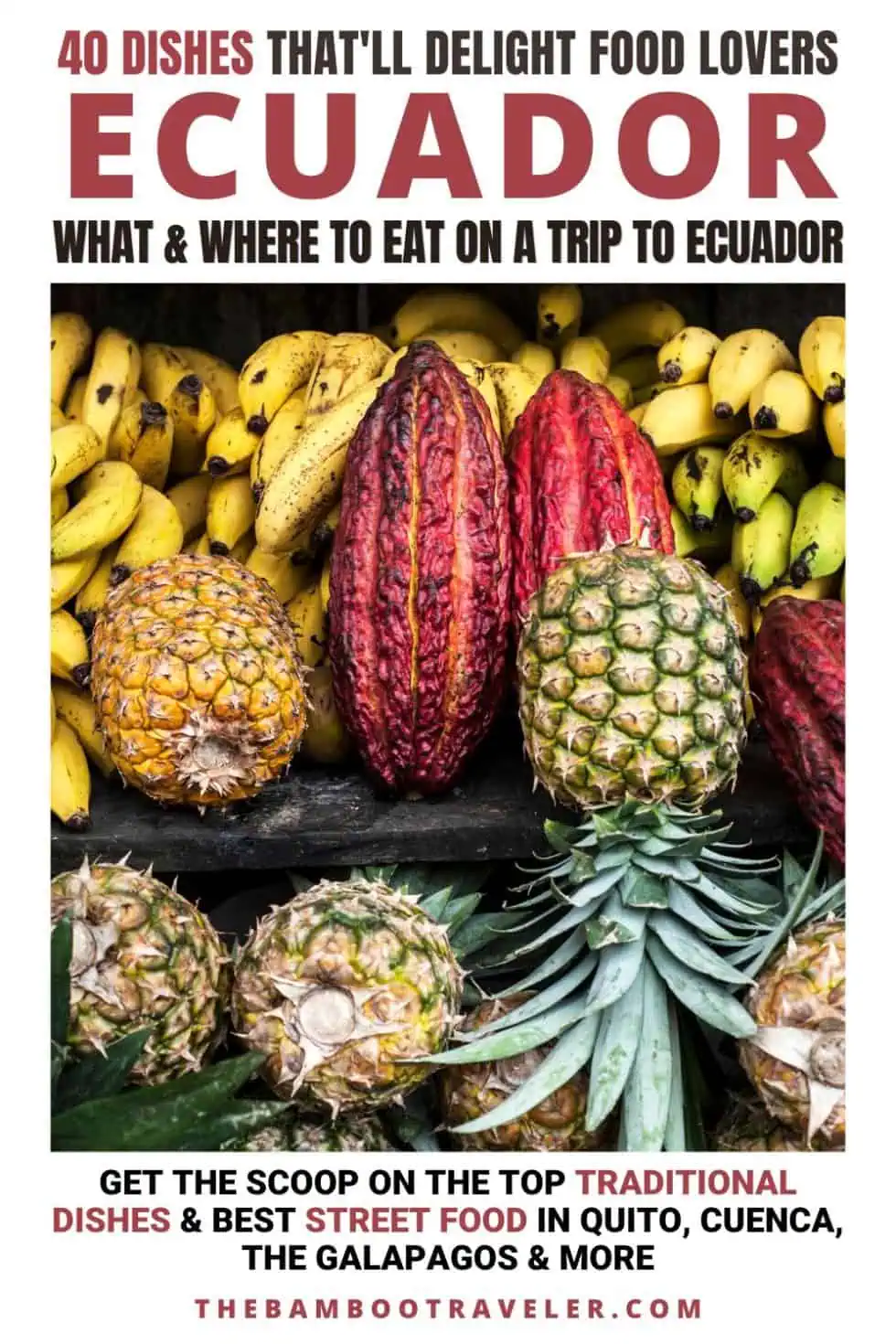 Ecuadorian Cuisine: Top 40 Dishes to Try in Ecuador - The Bamboo Traveler